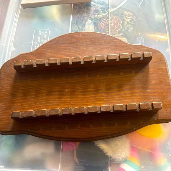 Accents | Vintage Spoon Wooden Collectors Hanging Display Rack Souvenir ...
